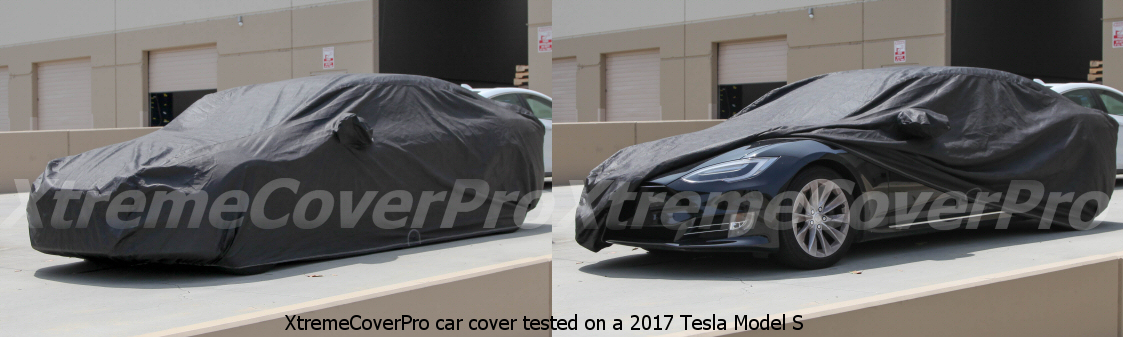 2016 2017 2018 2019 TESLA MODEL S WATERPROOF CAR COVER W/MIRROR POCKET ...